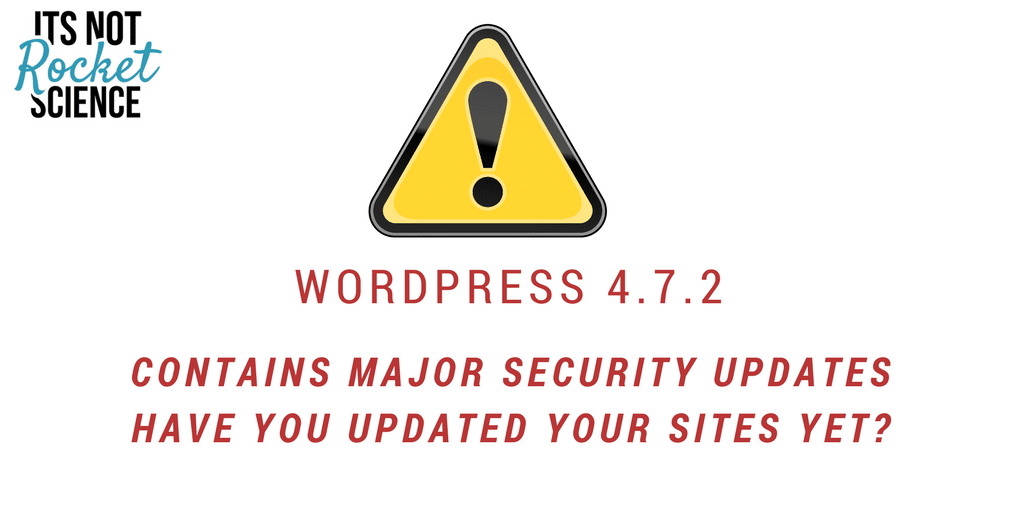 Update To Wordpress 4 7 2 Now Rocketwp Wordpress Care Plans
